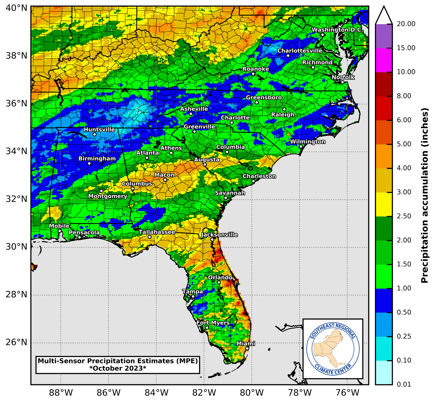 SERCC – Southeast Regional Climate Center